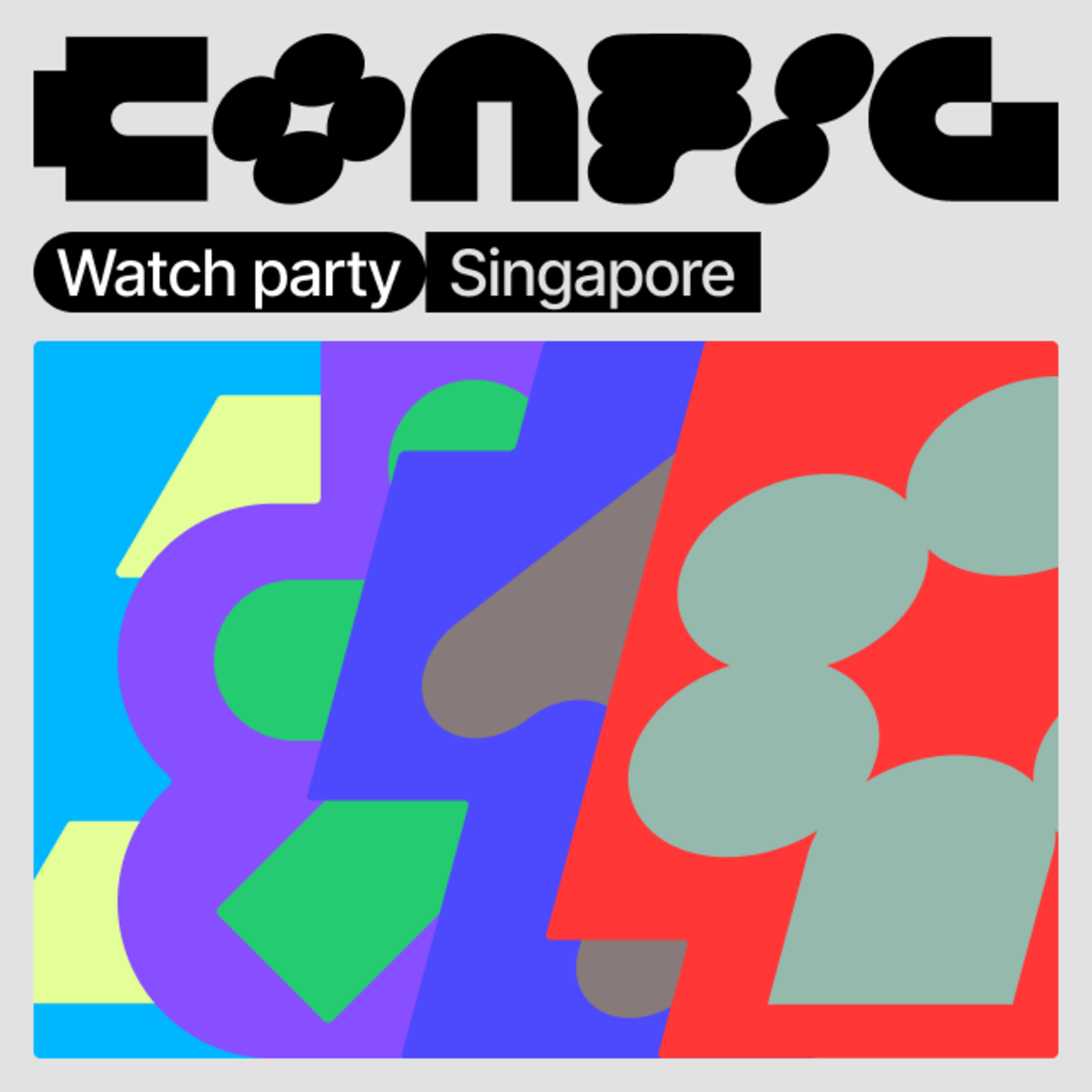 See Singapore Config Watch Party 2025 at Figma Singapore